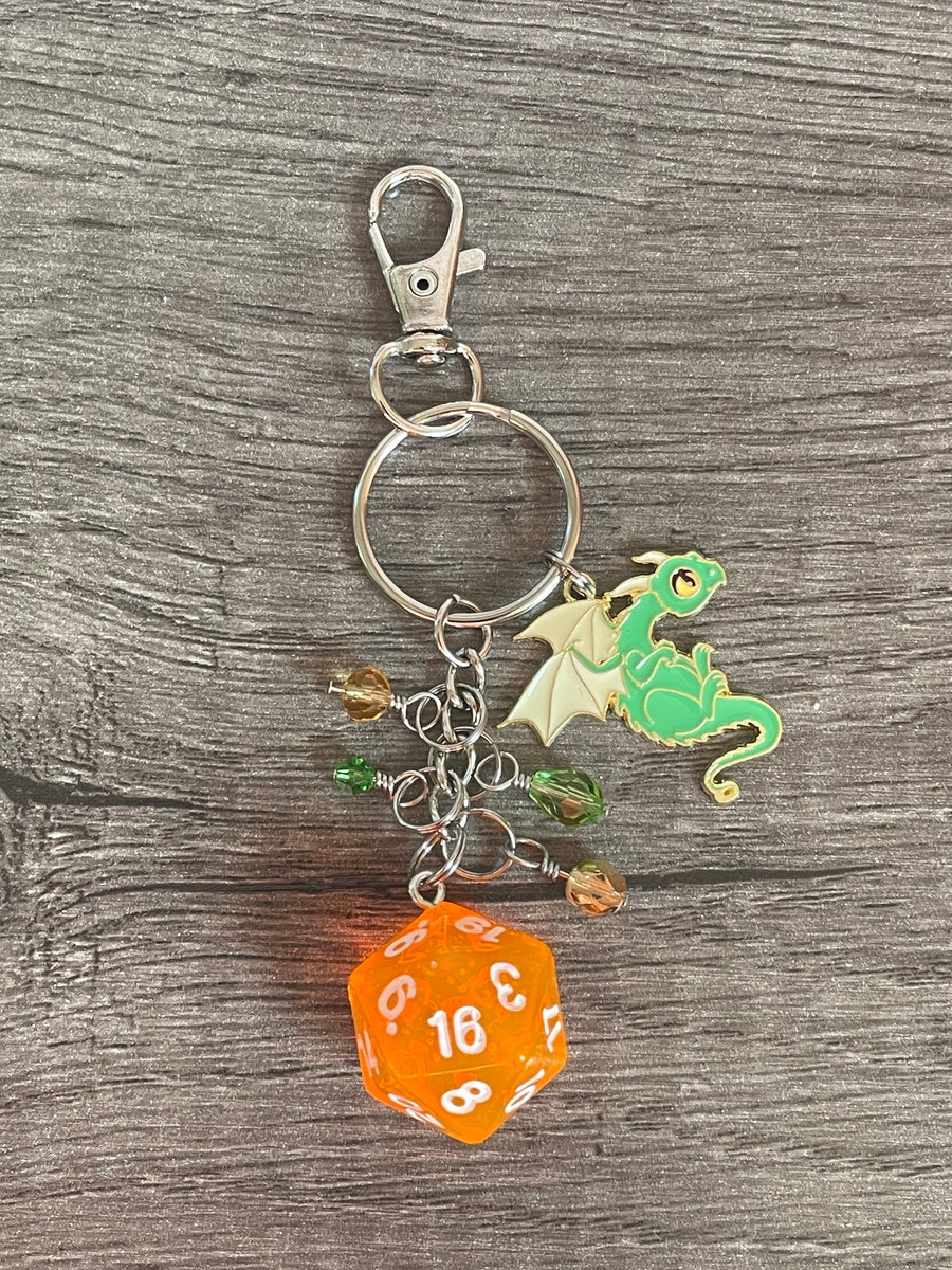 D20 Keychain – Bonefish Design Studio